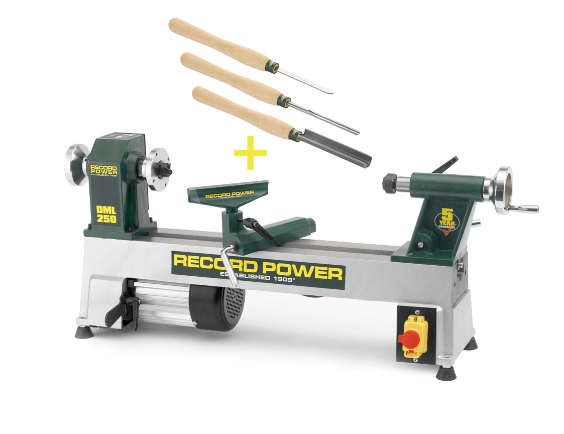 Mini tokarka do drewna DML250 Record Power | agencja-amk.pl